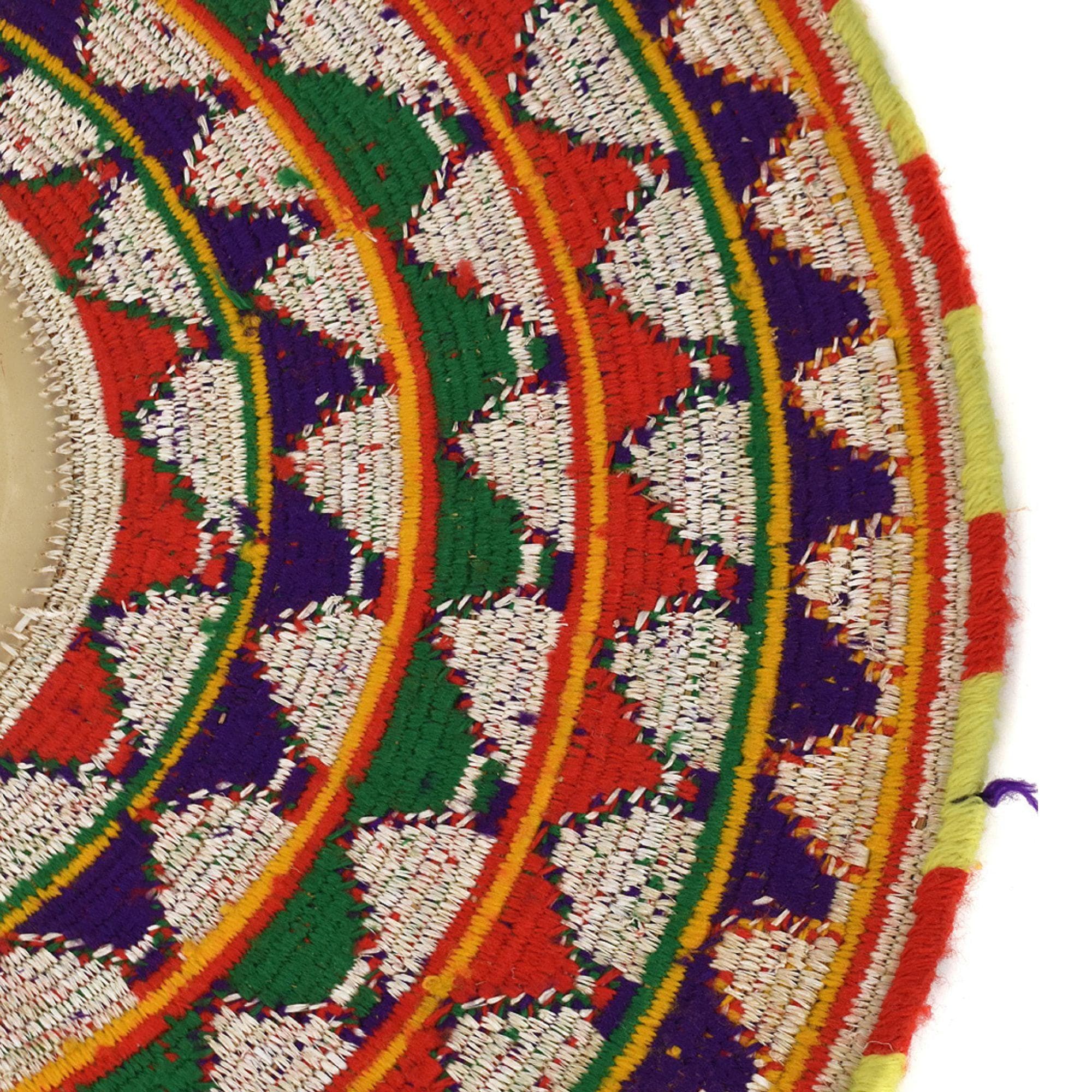 Fulani Flat Basket Mat Burkina Faso 17 Inch - Etsy