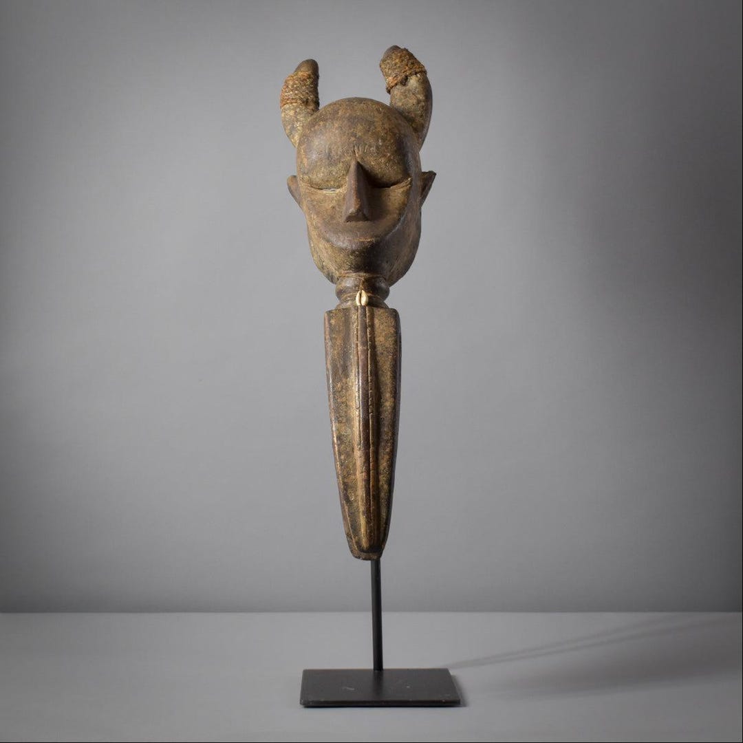 Dan Bird Mask With Cowrie Shell Liberia - Etsy