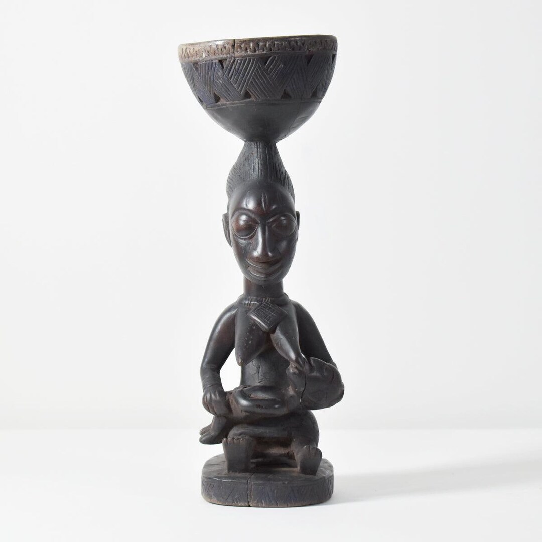 Yoruba Female Nursing Bowl Bearer Figure Nigeria - Etsy