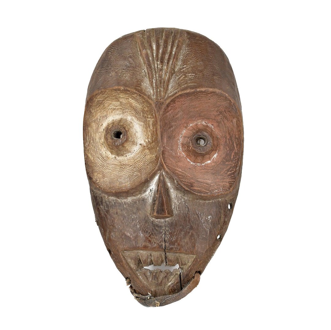 Biombo Face Mask Wood Congo African Art - Etsy UK