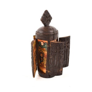 8 Panel Ethiopian Coptic Painted Wood Icon - Etsy