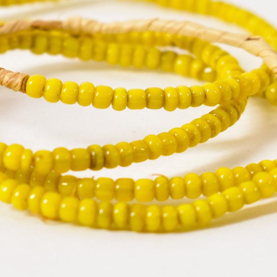 Seed Yellow Trade Beads - Etsy