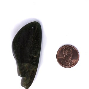 Verdite Shona Stone Abstract Face Pendant Zimbabwe 126308 - Etsy