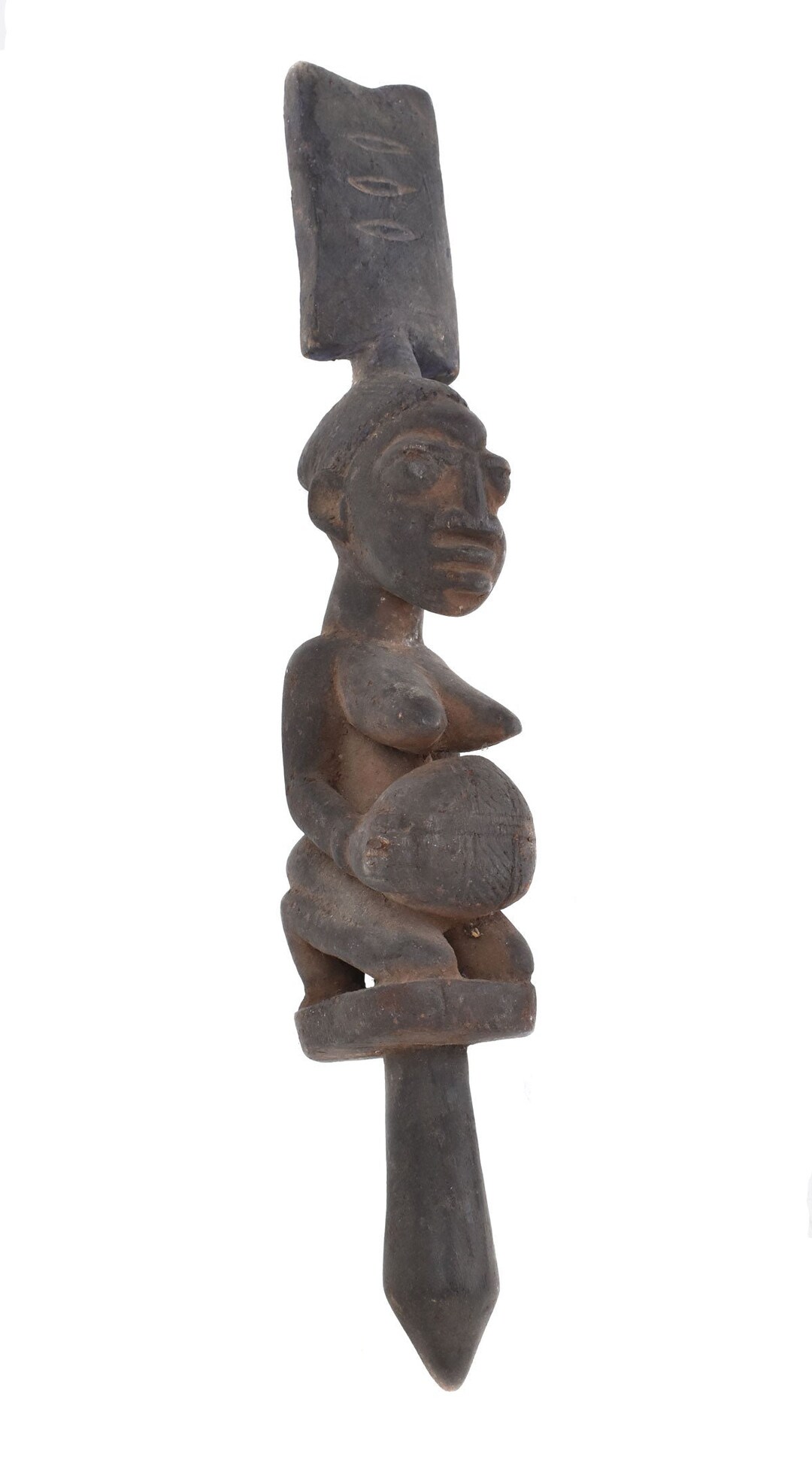 Yoruba Shango Figure Wand Kneeling Nigeria - Etsy