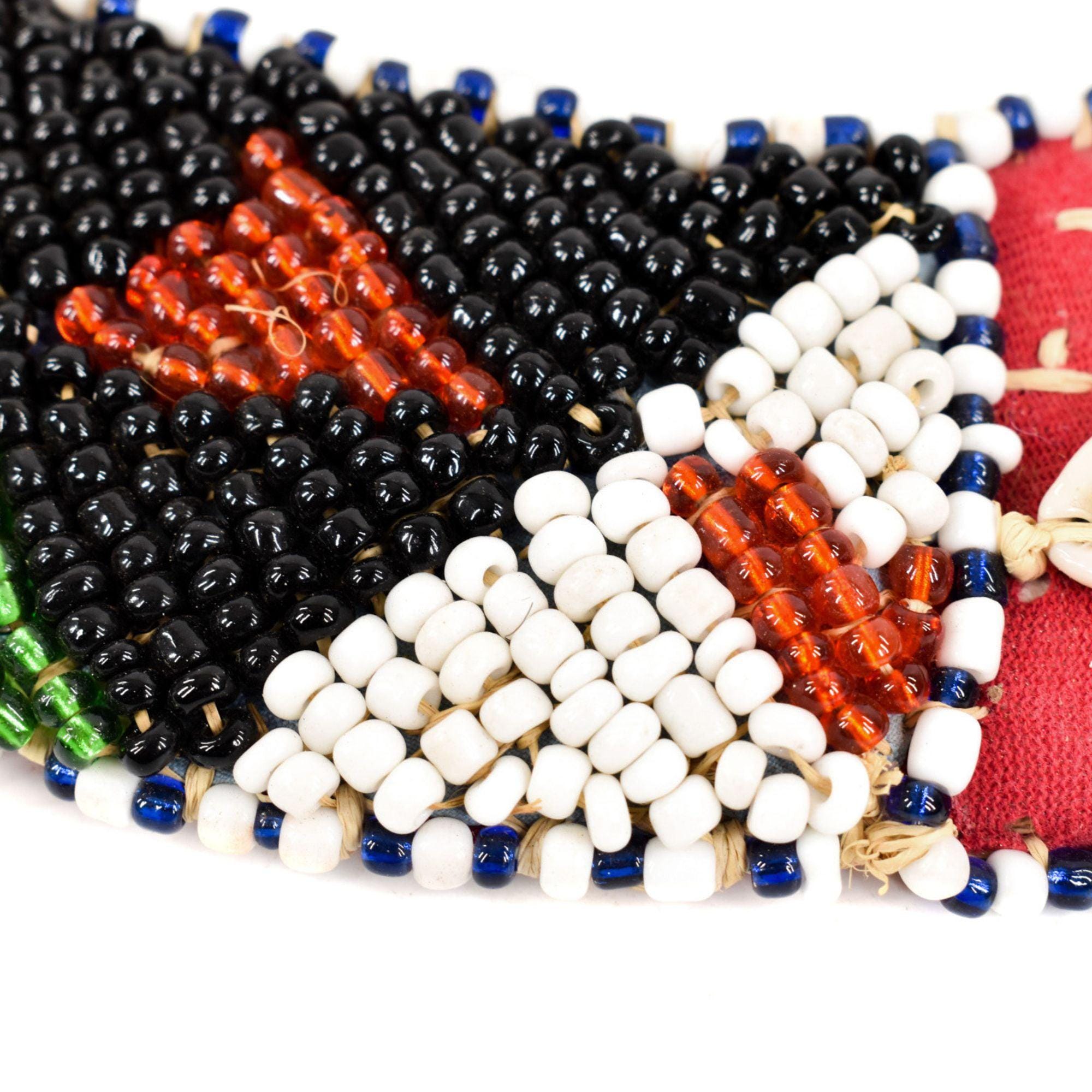 Kuba Beaded Collar Congo - Etsy