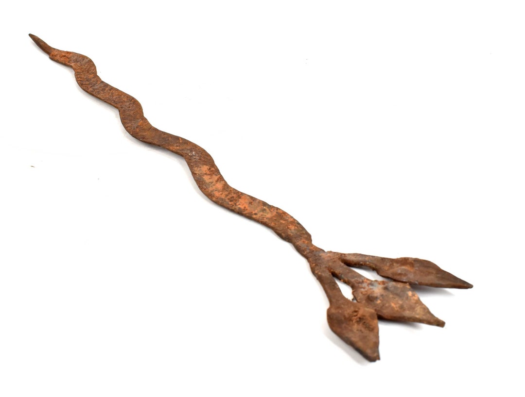 Lobi Iron Triple Head Snake Burkina Faso - Etsy