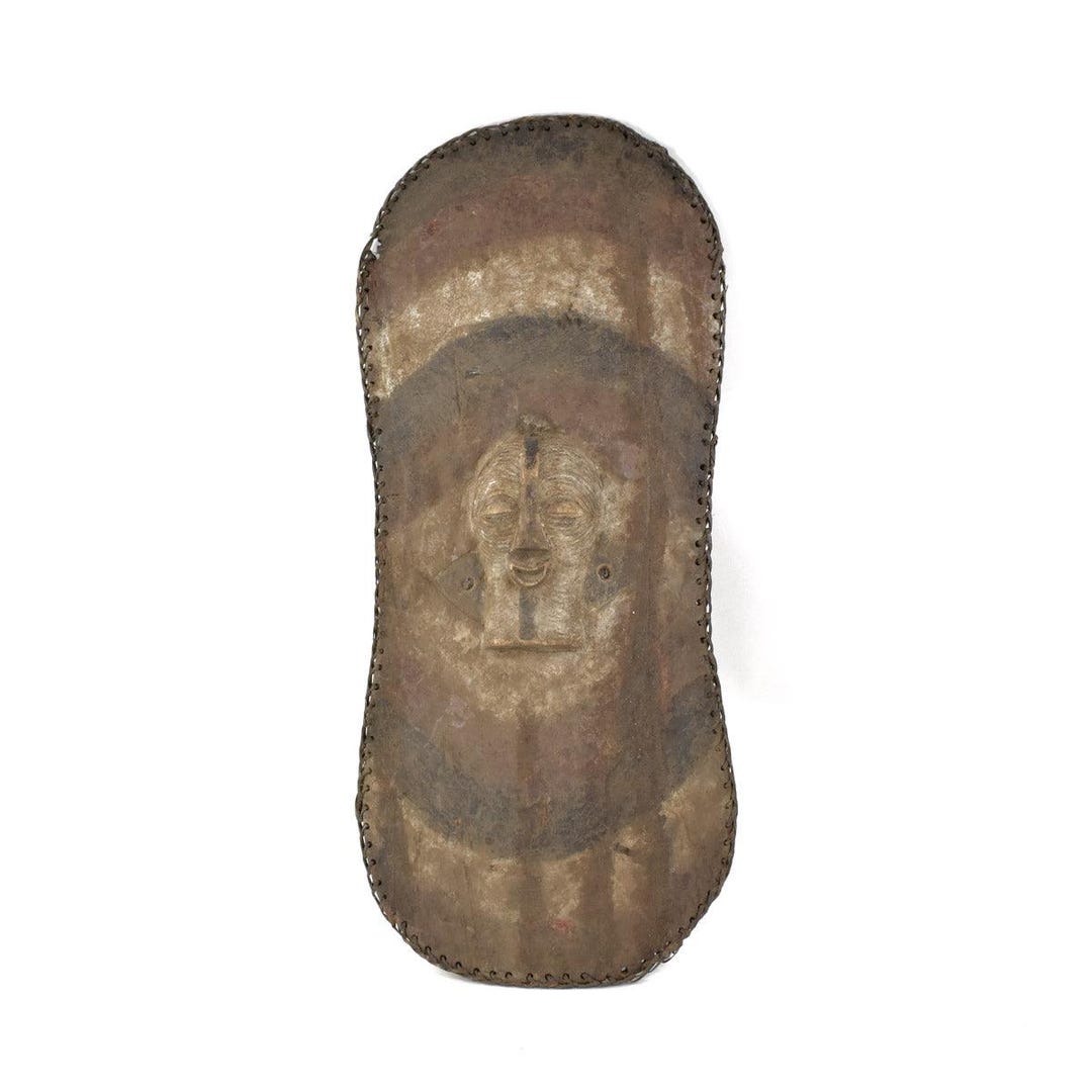 Songye Shield With Kifwebe Mask Icon Congo - Etsy