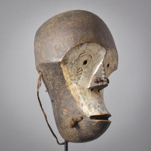 Ngbandi Mask on Custom Stand Congo - Etsy