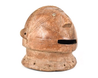 Mask African Suka Helmet Ceremonial Congo Handmade Wood Ancestor Suka ...