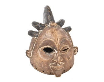Mask African Suka Helmet Ceremonial Congo Handmade Wood Ancestor Suka ...