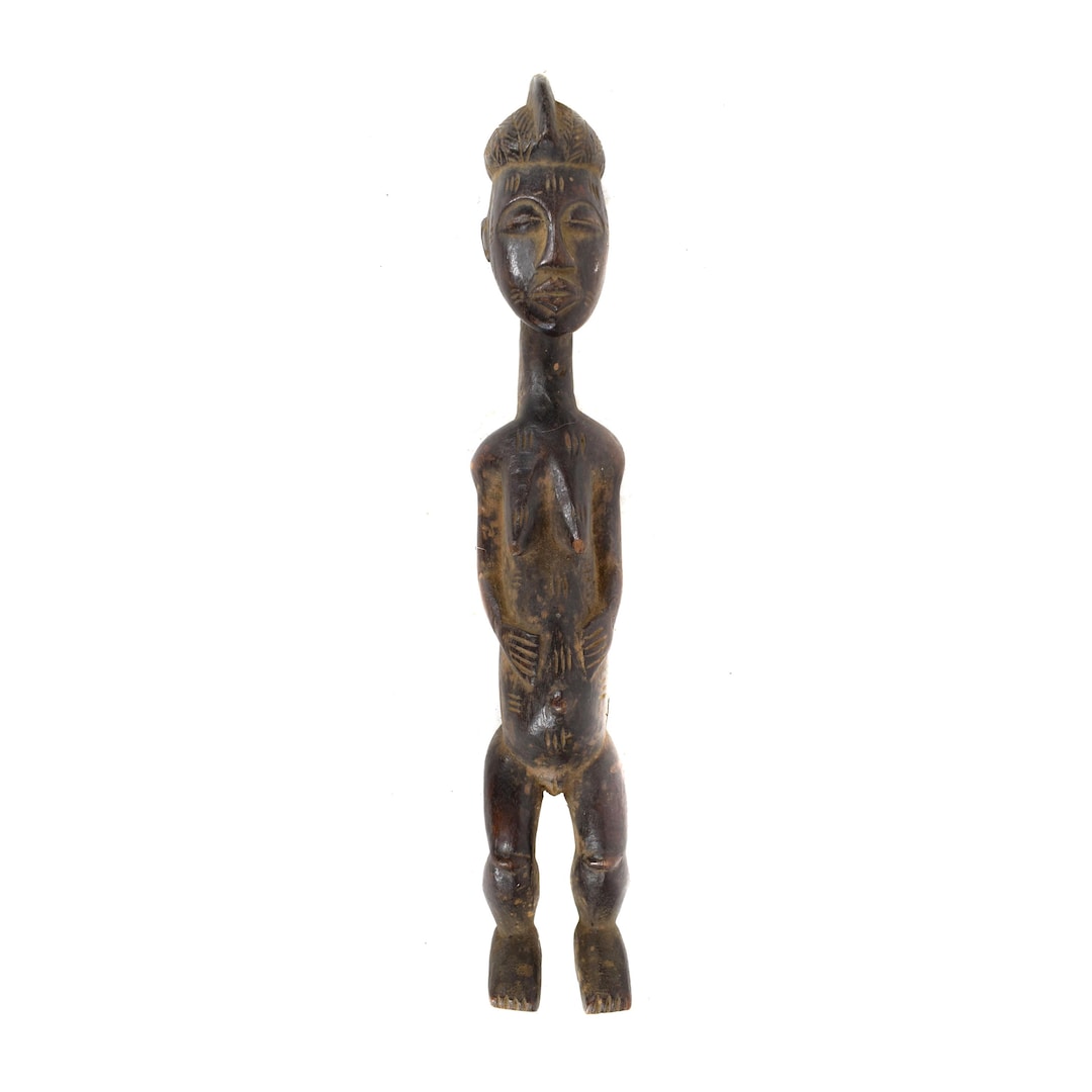Baule Miniature Female Spirit Spouse Figure 16 Inch Côte D'ivoire - Etsy