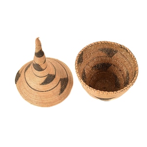 Tutsi Basket With Lid Rwanda - Etsy