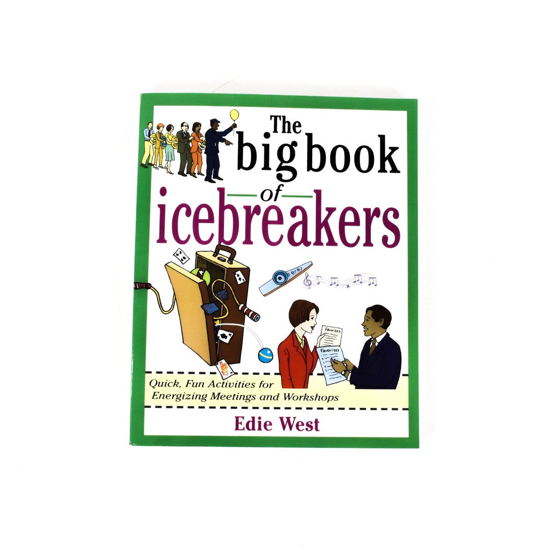The Big Book of Icebreakers Book - Etsy