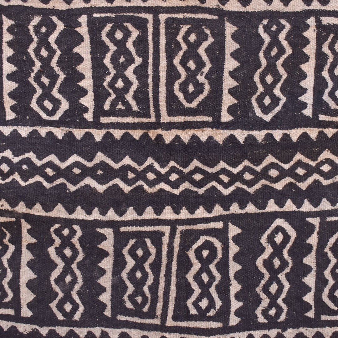 Bògòlanfini Black Mudcloth Textile Mali 58x35 Inch - Etsy