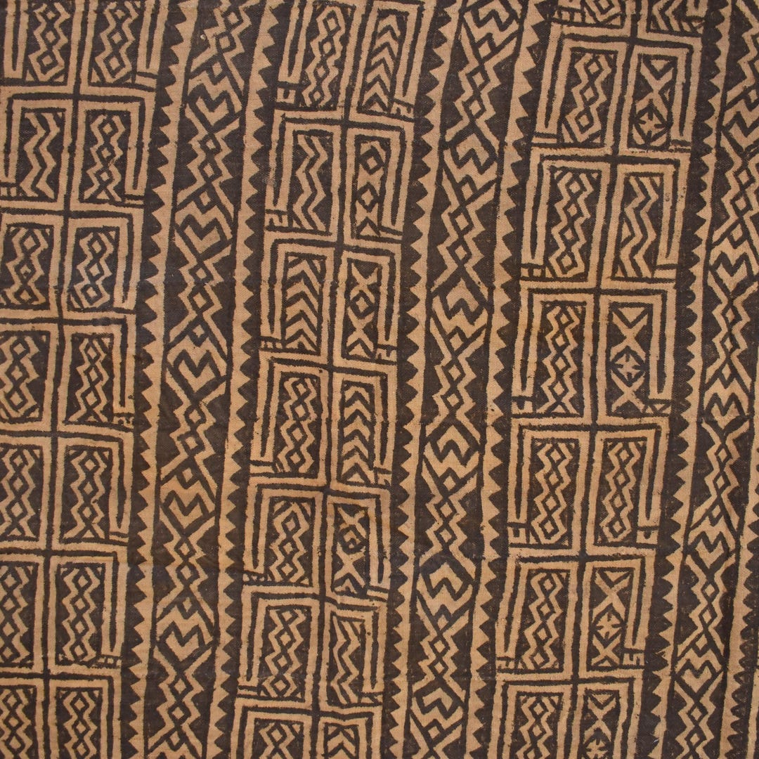 Bògòlanfini Brown Mudcloth Textile Mali 60x35 Inch - Etsy