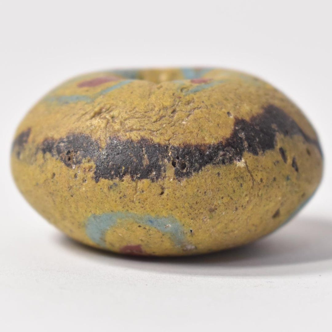 Large Krobo Bodom Copy Powder Glass Bead Ghana - Etsy