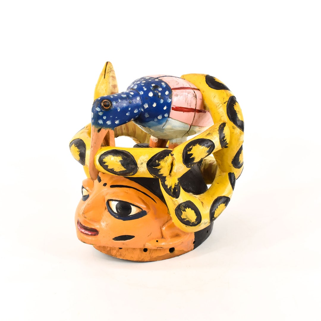 Yoruba Gelede Mask With Bird and Snake Nigeria 145825 - Etsy