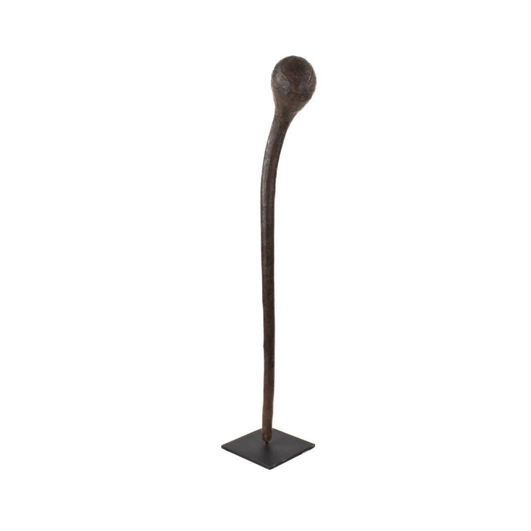 Zulu Knobkerrie Carved Walking Stick on Custom Base South Africa - Etsy