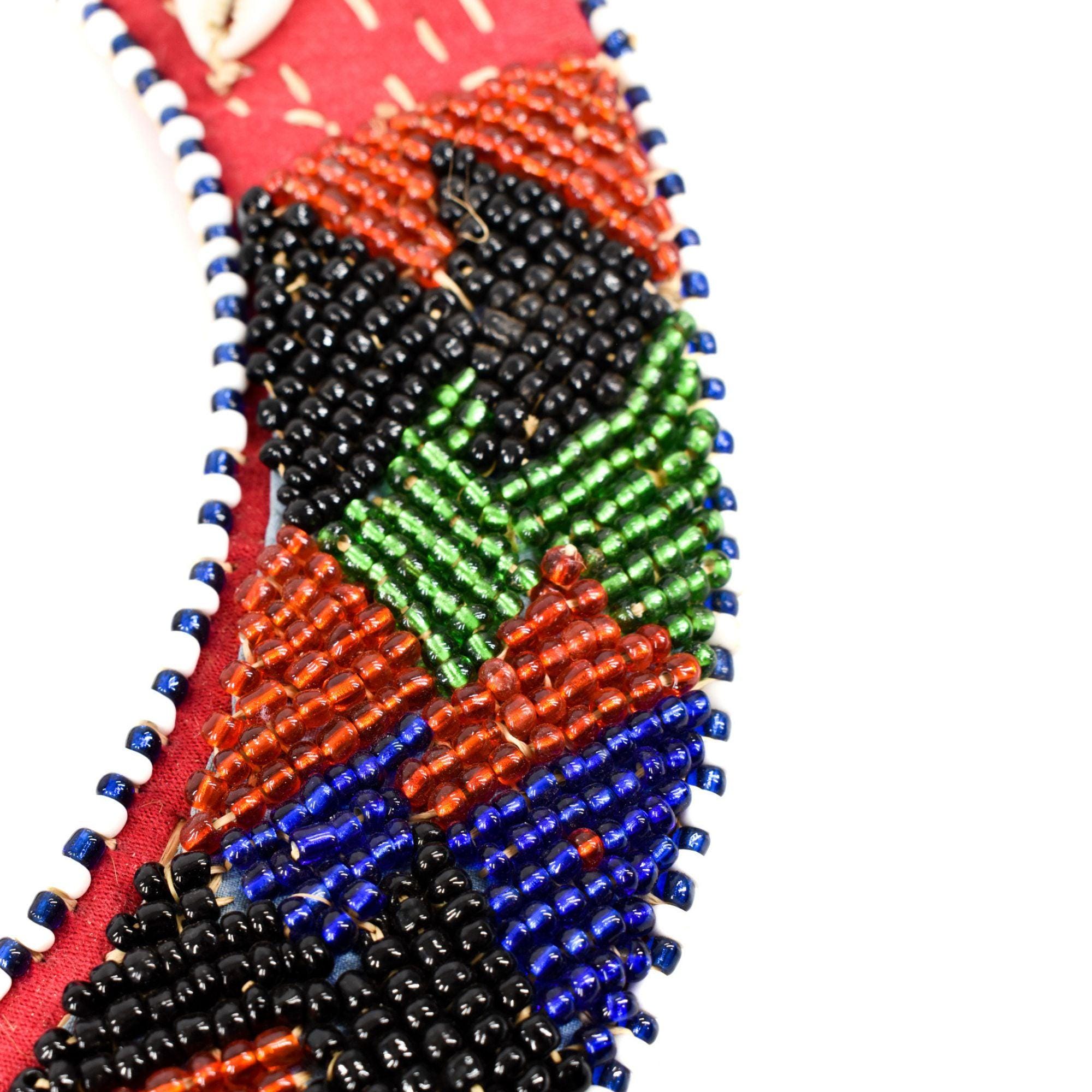 Kuba Beaded Collar Congo - Etsy