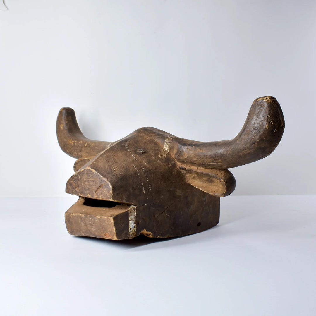 Tabwa Kiyunde Buffalo Mask Congo - Etsy