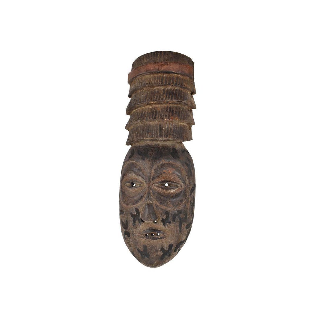 Sukuma Face Mask Long Wooden Tanzania African Art - Etsy