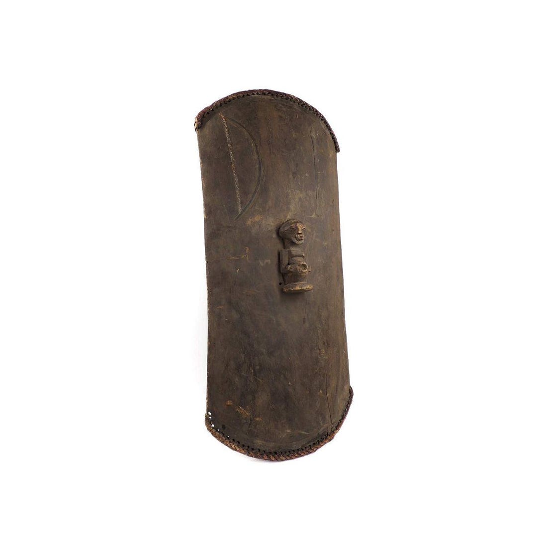 Songye Shield With Kifwebe Mask Icon Congo - Etsy
