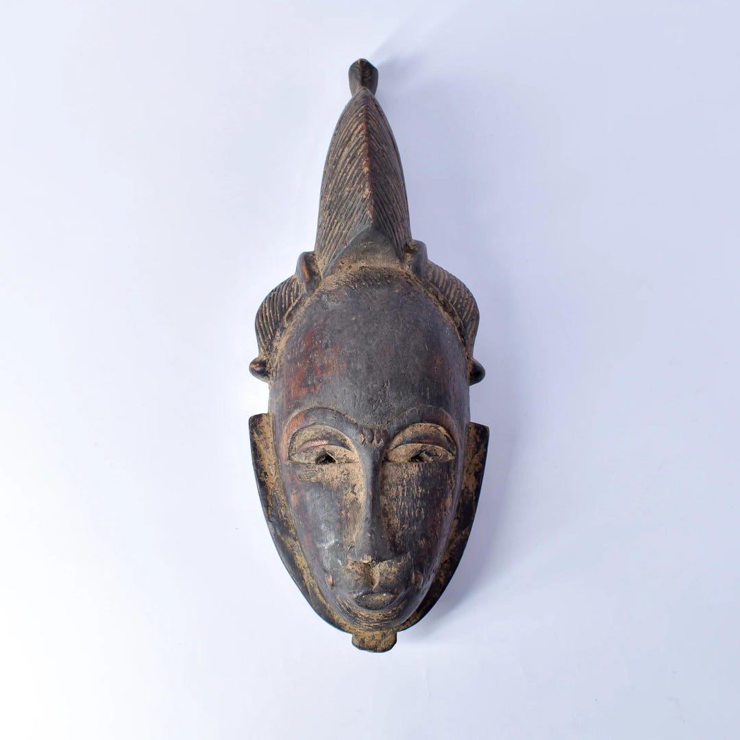 Yaure Baule Portrait Mask Côte D'ivoire - Etsy