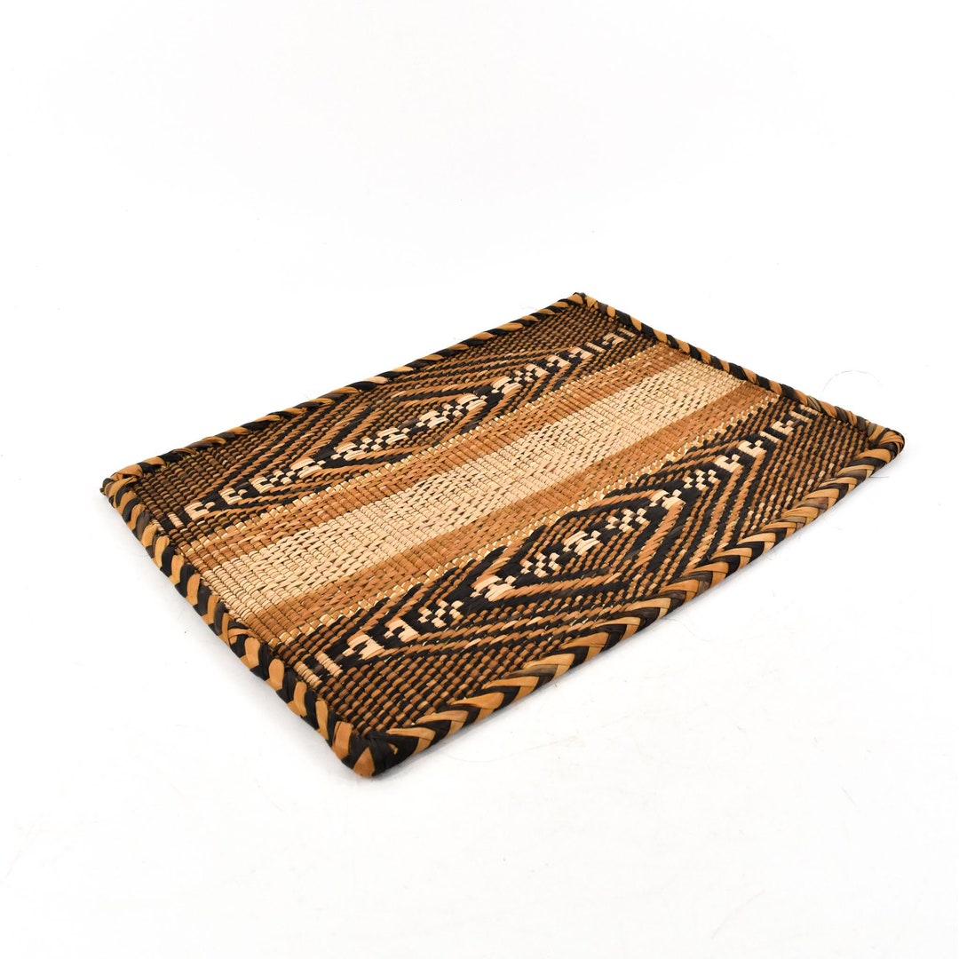 Gokwe Rectangular Mat Basket Zimbabwe 17 Inch - Etsy