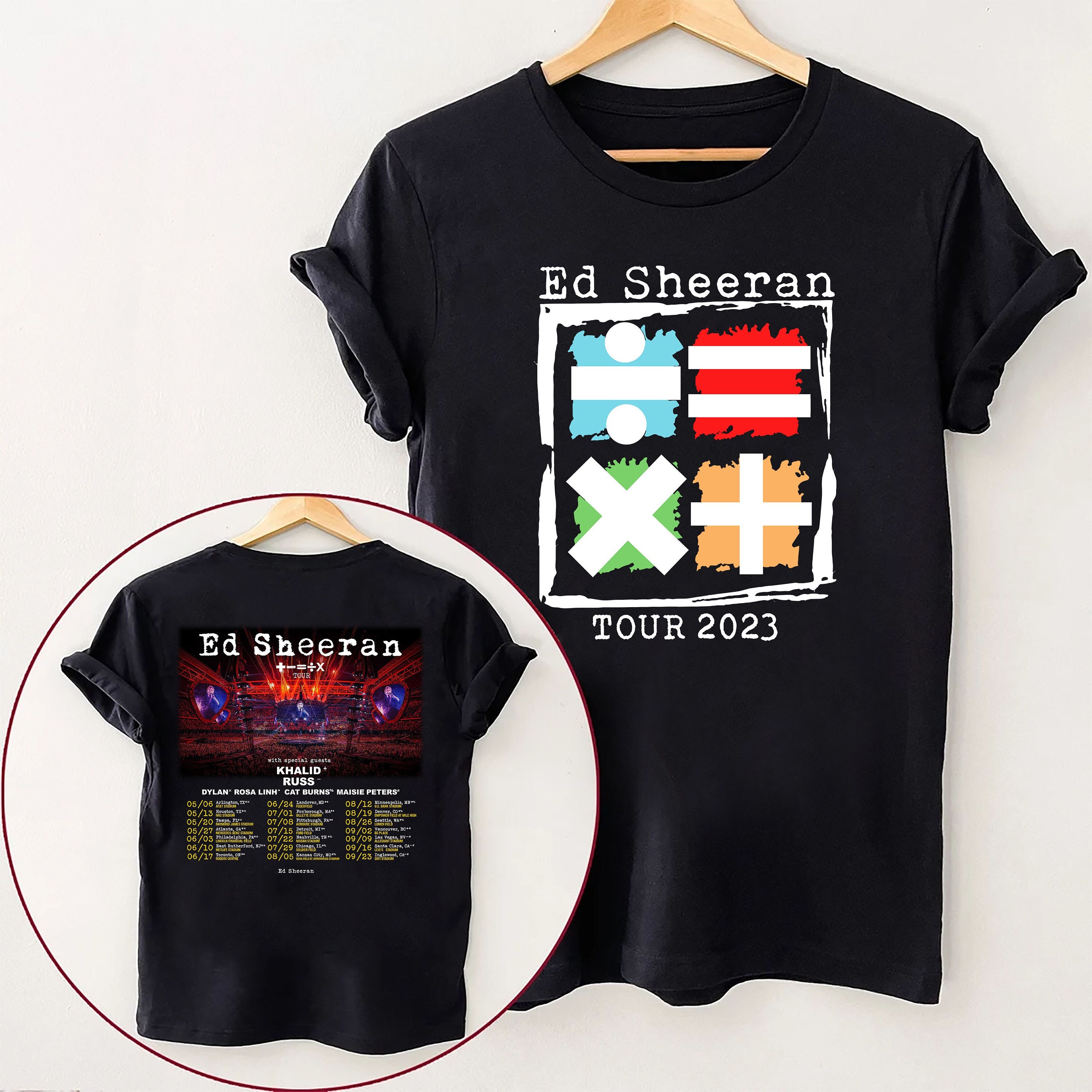 Ed Sheeran 2023 Tour Shirt, Ed Sheeran Concert Tee Ed Sheeran 2023 Tour Shirt, Ed Sheeran Concert Tee