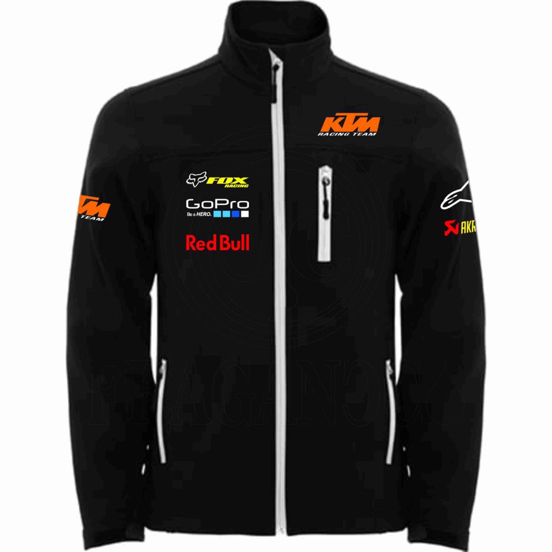 Softshell Windbreaker for Motorcycles. Logos Printed With Premium ...