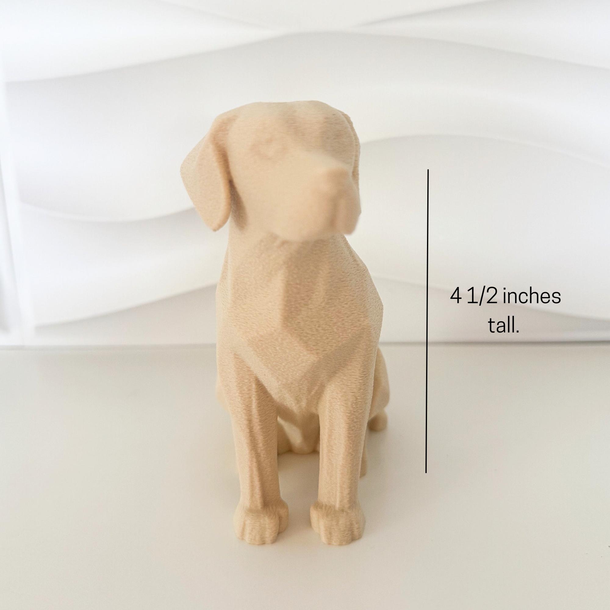 Labrador Retriever 3D Print Figure - Labrador Retriever Statue ...