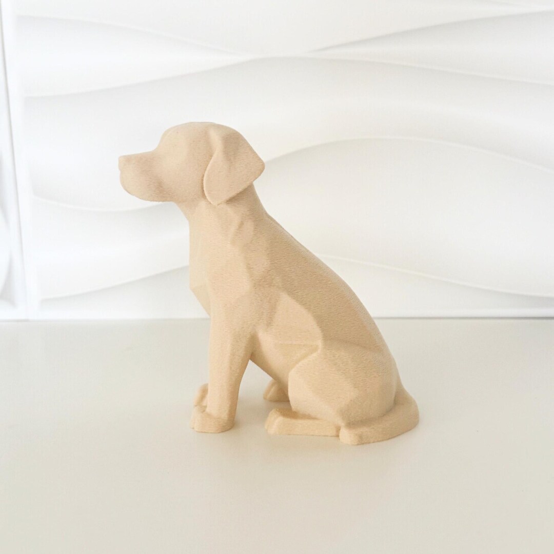 Labrador Retriever 3D Print Figure - Labrador Retriever Statue ...