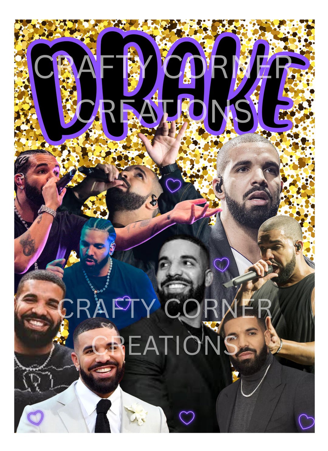 Drake Rapper Rap Music Dtf Png Digital File - Etsy