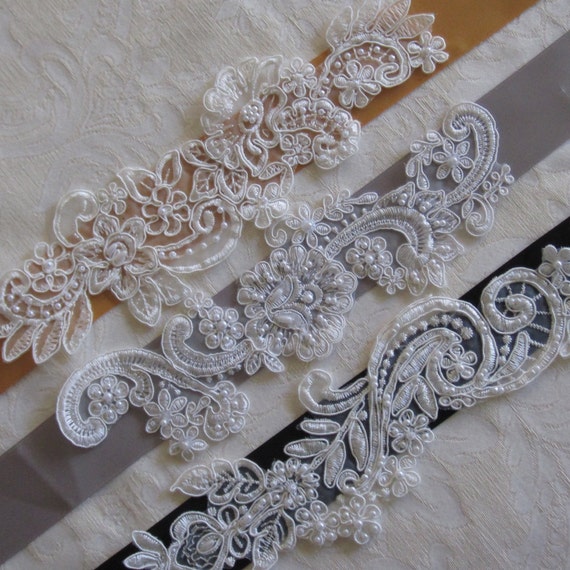Items similar to DIY Lace Bridal Sash on Etsy