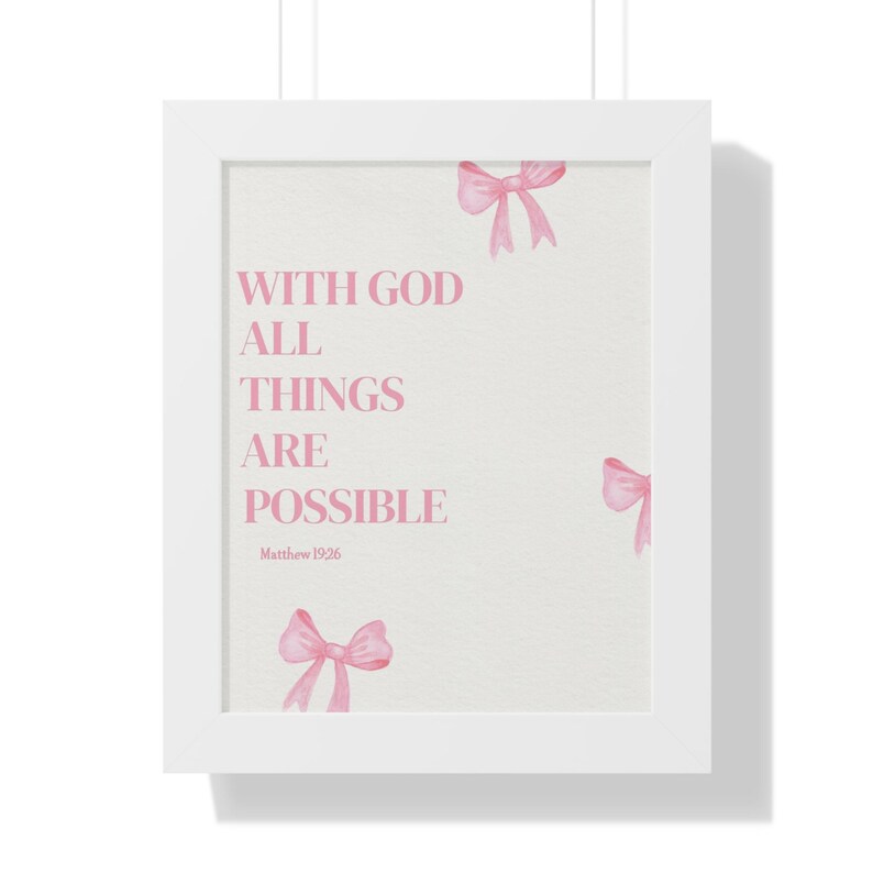 Religious Wall Art, Christian Home Decor, Inspirational Quote Sign ...