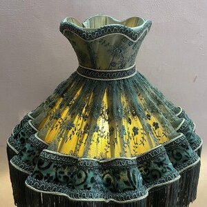 Lampshade Olive Skirt Lampshade Table Lampshade Victorian Lampshade ...