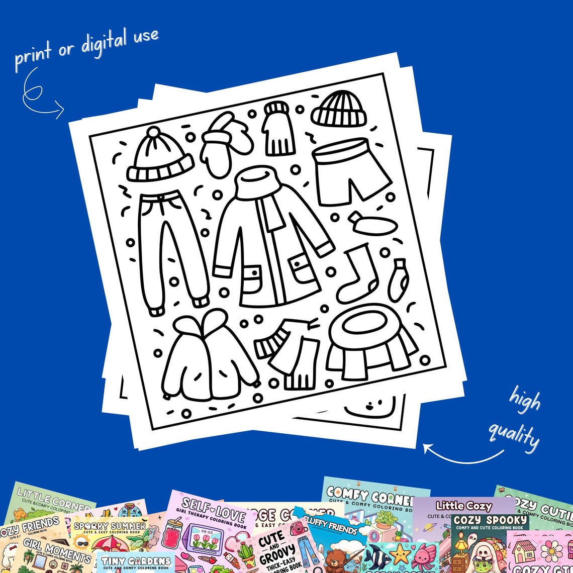 Comfy Pattern Coloring Book. 100+ Coloring Pages, Instant Download ...