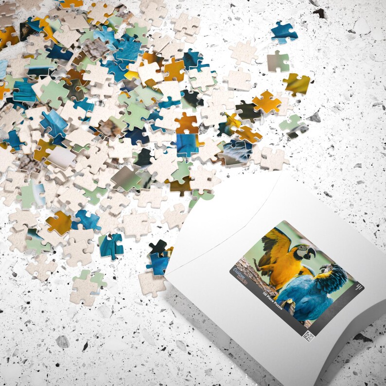 Puzzle, Parrot Picture Puzzle, Jigsaw Game for Adults and Kids, Brain ...