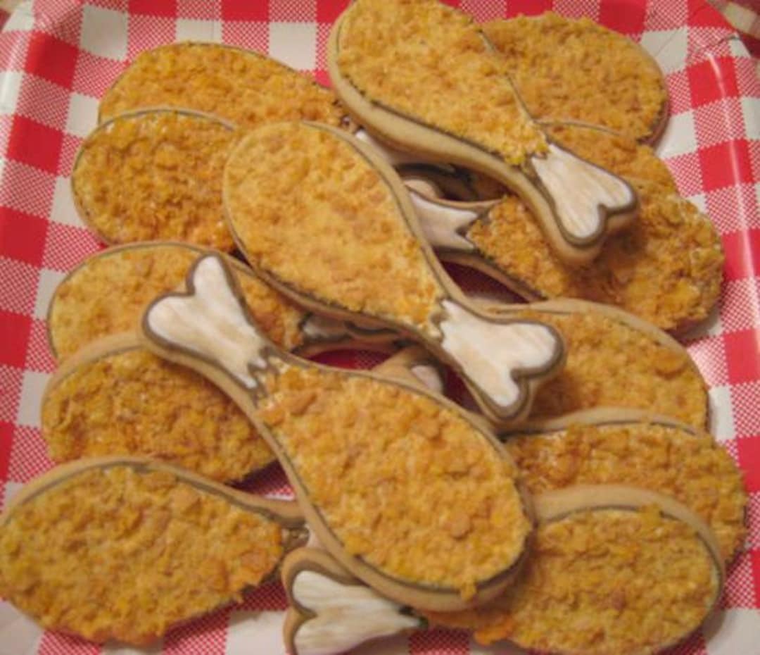 Fried Chicken Drumsticks Sugar Cookies - Etsy