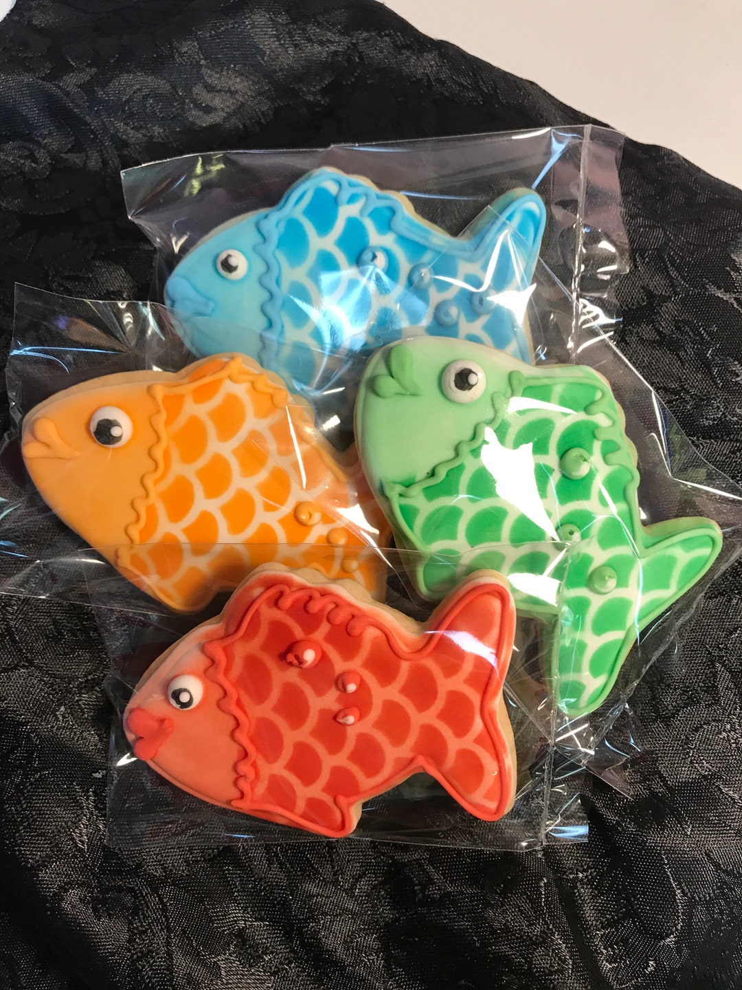 Colorful Goldfish - Sugar Cookies - Etsy