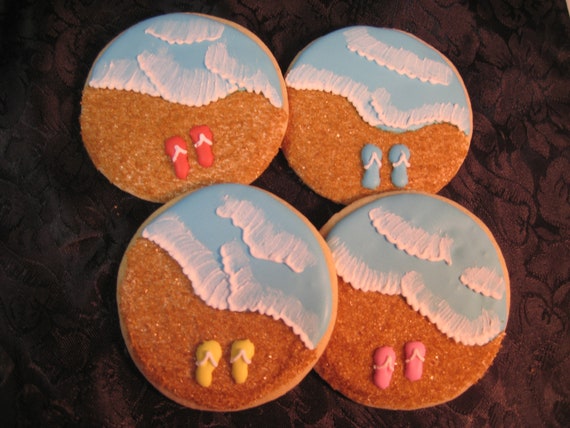 Beach cookies-FREE shipping | Etsy