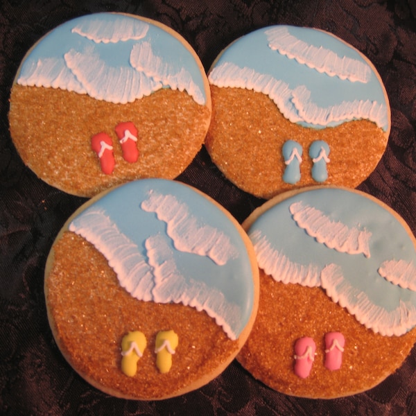 Beach Theme Cookies - Etsy