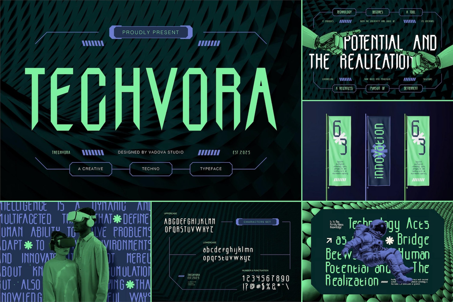 Cyberpunk Font Bundle: 25 Futuristic Fonts, Sci-fi Alphabet (OTF & TTF ...
