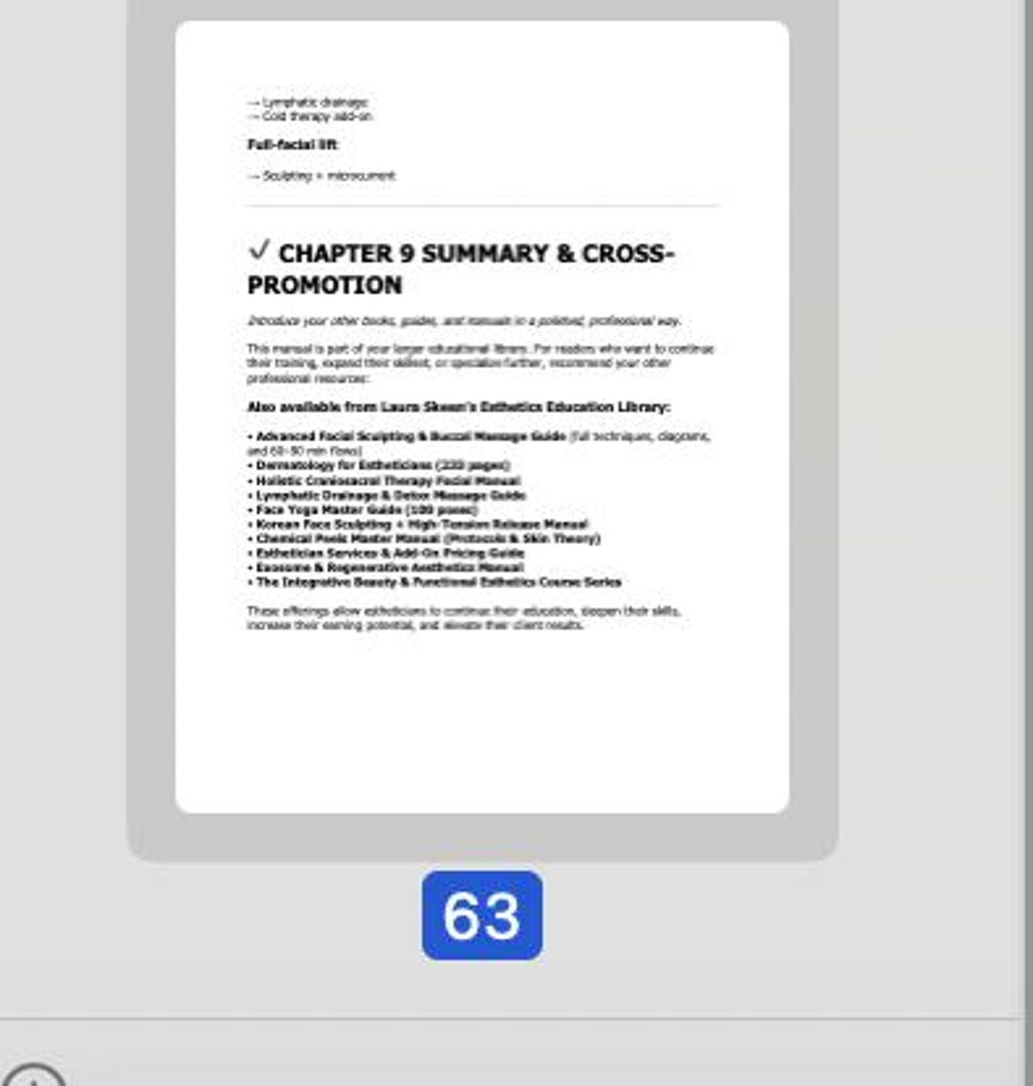 Professional Esthetician Facial Protocol Manual | 63 Page PDF | Facial ...