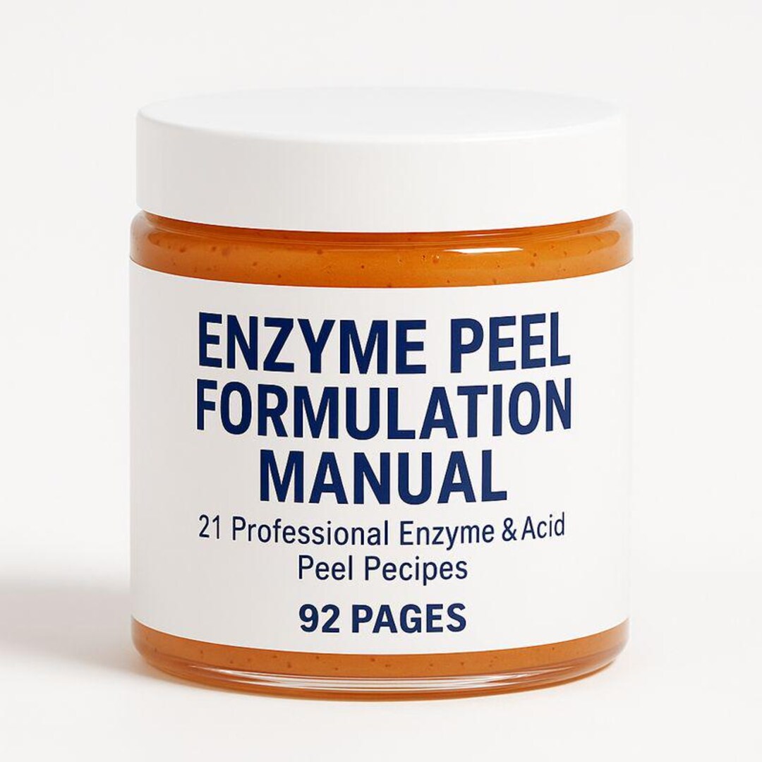 Enzyme Peel Formulation Manual | Esthetician Skincare Recipes (PDF) - Etsy