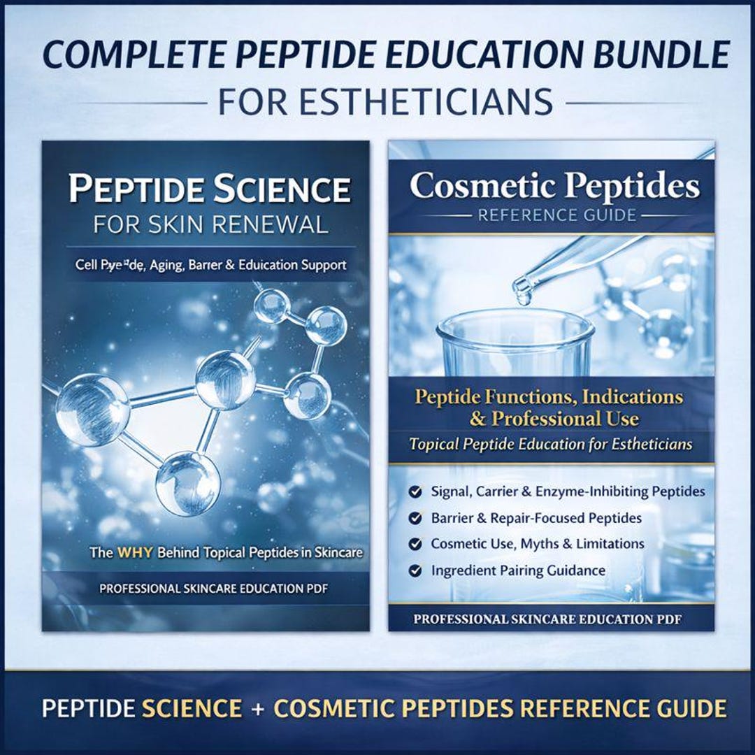 Peptide Education Bundle for Estheticians | Peptide Science + Cosmetic ...