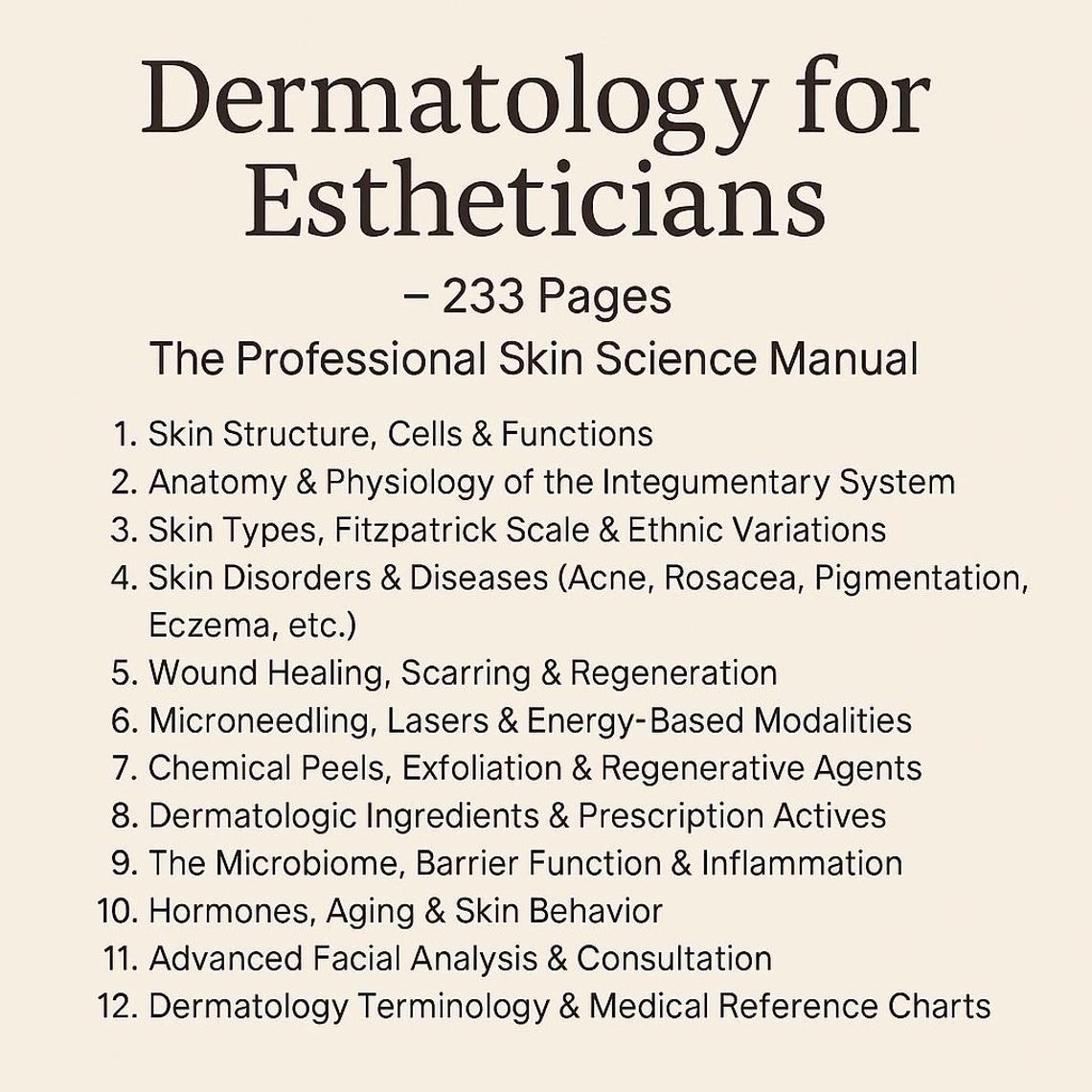 Esthetician's Dermatology Manual: Integrative Skin Science E-book (pdf ...