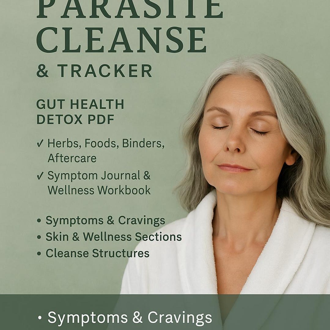 Parasite Cleanse Guide & Tracker: Gut Health Detox, Herbs, Foods (PDF ...
