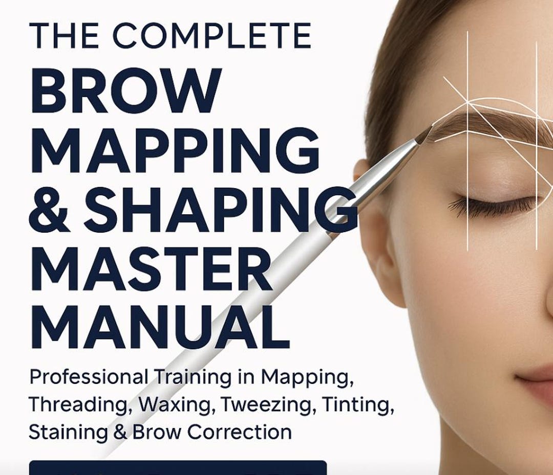 Brow Mapping and Shaping Master Manual | Waxing, Threading, Tweezing ...