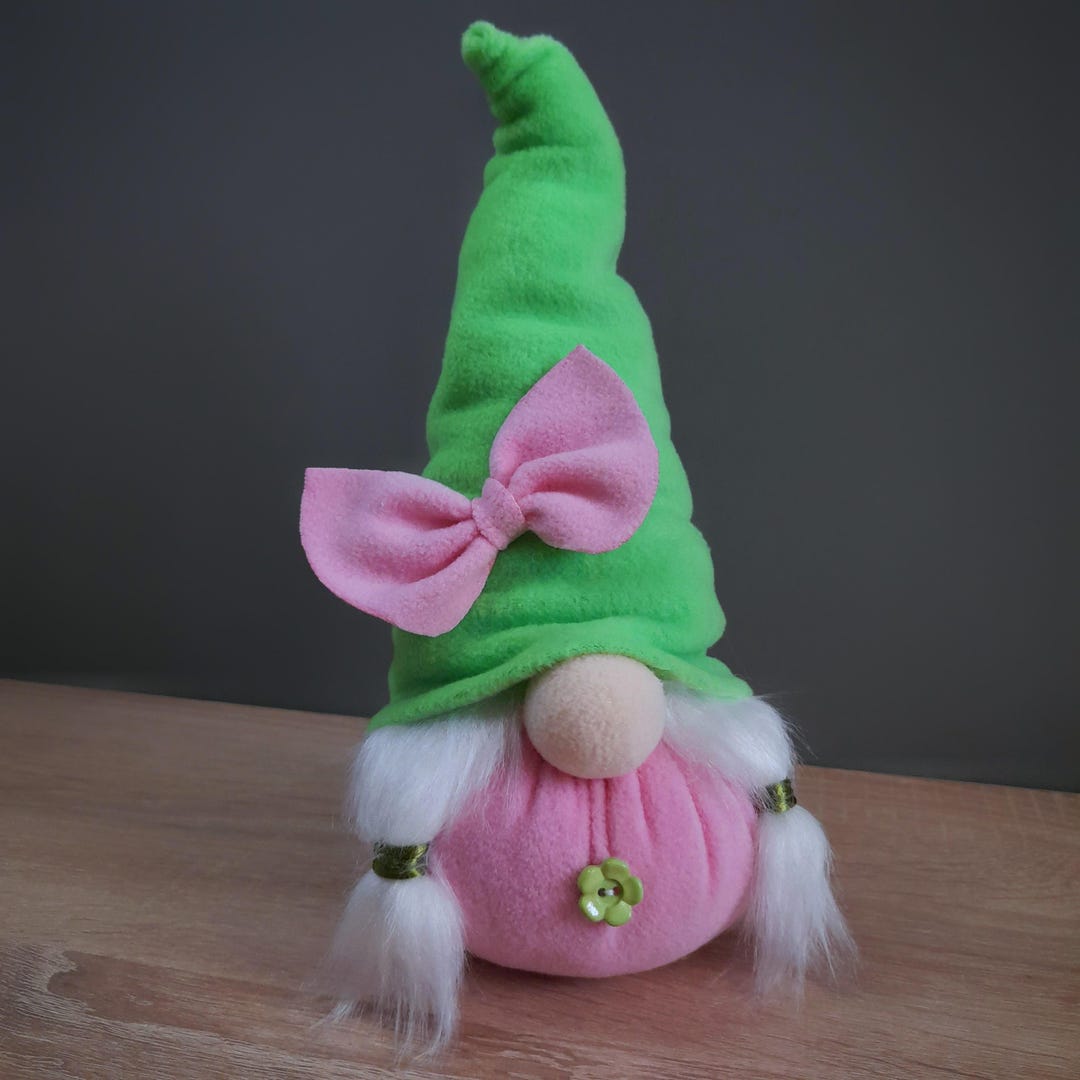 Female Gnomes Handmade Large Cute Stuffed Plush Soft Gnomes Doll Pink ...